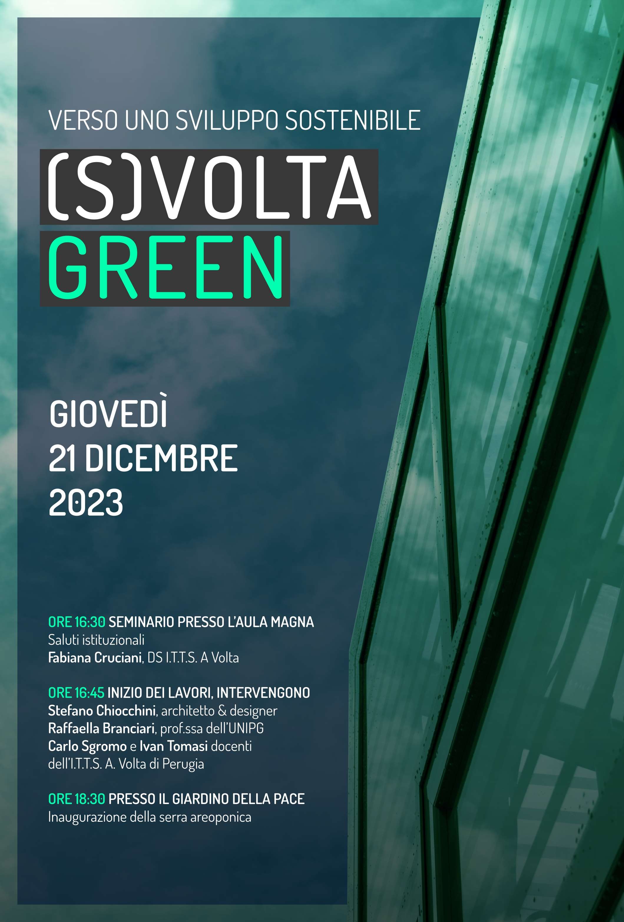 L’Itts Volta di Perugia inaugura una serra areoponica per... - Avi News